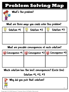 71+ Free Social Problem-Solving Scenarios - Speech Therapy Store