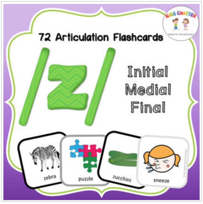 Clear Speech Therapy Z Words