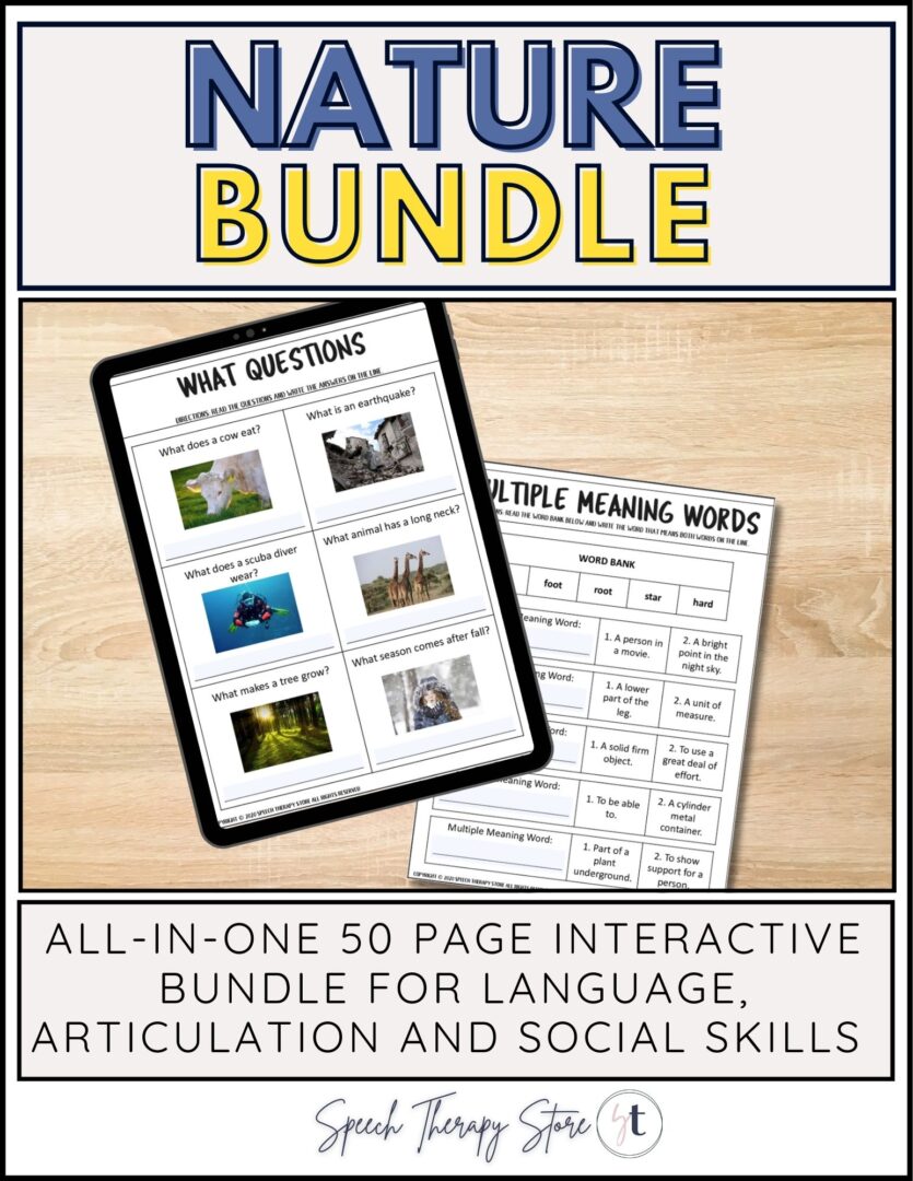 Best FREE Interactive PDF for Speech Therapy All-in-One - Speech ...