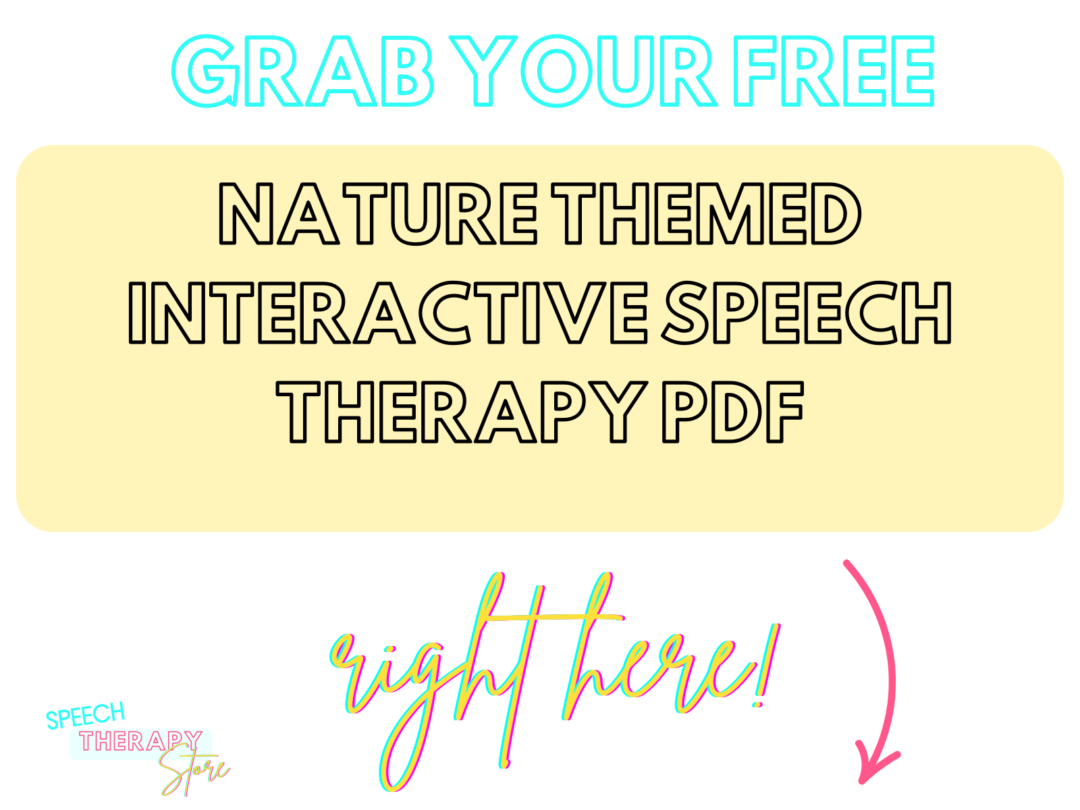 Best FREE Interactive PDF for Speech Therapy All-in-One - Speech ...