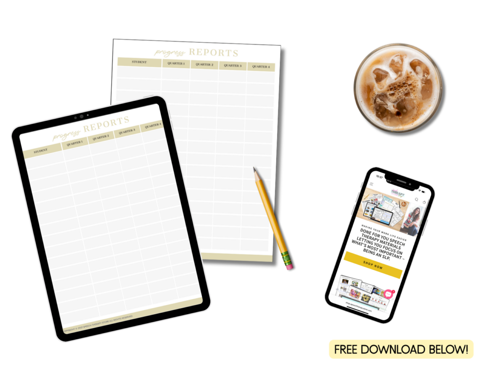 10 Low-Prep Tools for IEP Progress Monitoring in Speech Therapy ...