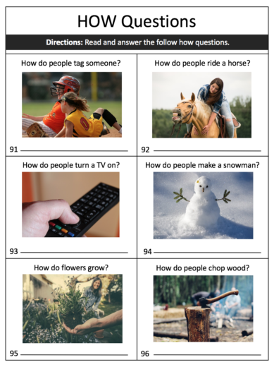 197+ Best Wh Questions Speech Therapy Activities - Speech Therapy Store