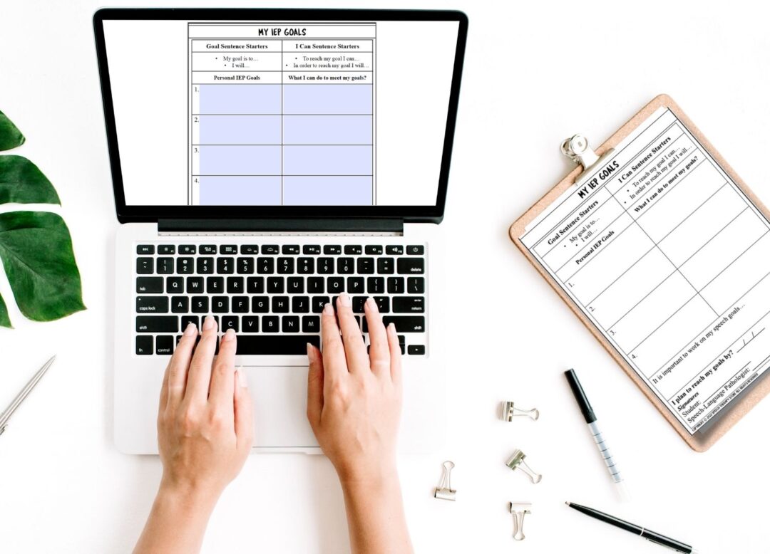 IEP Goals Data Tracking for Progress Monitoring - Speech Therapy Store