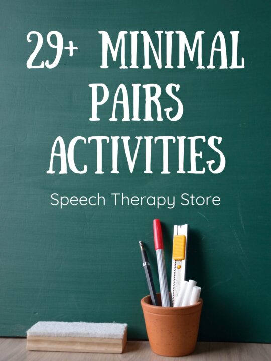 29+ Minimal Pairs Activities Speech Therapy - Speech Therapy Store