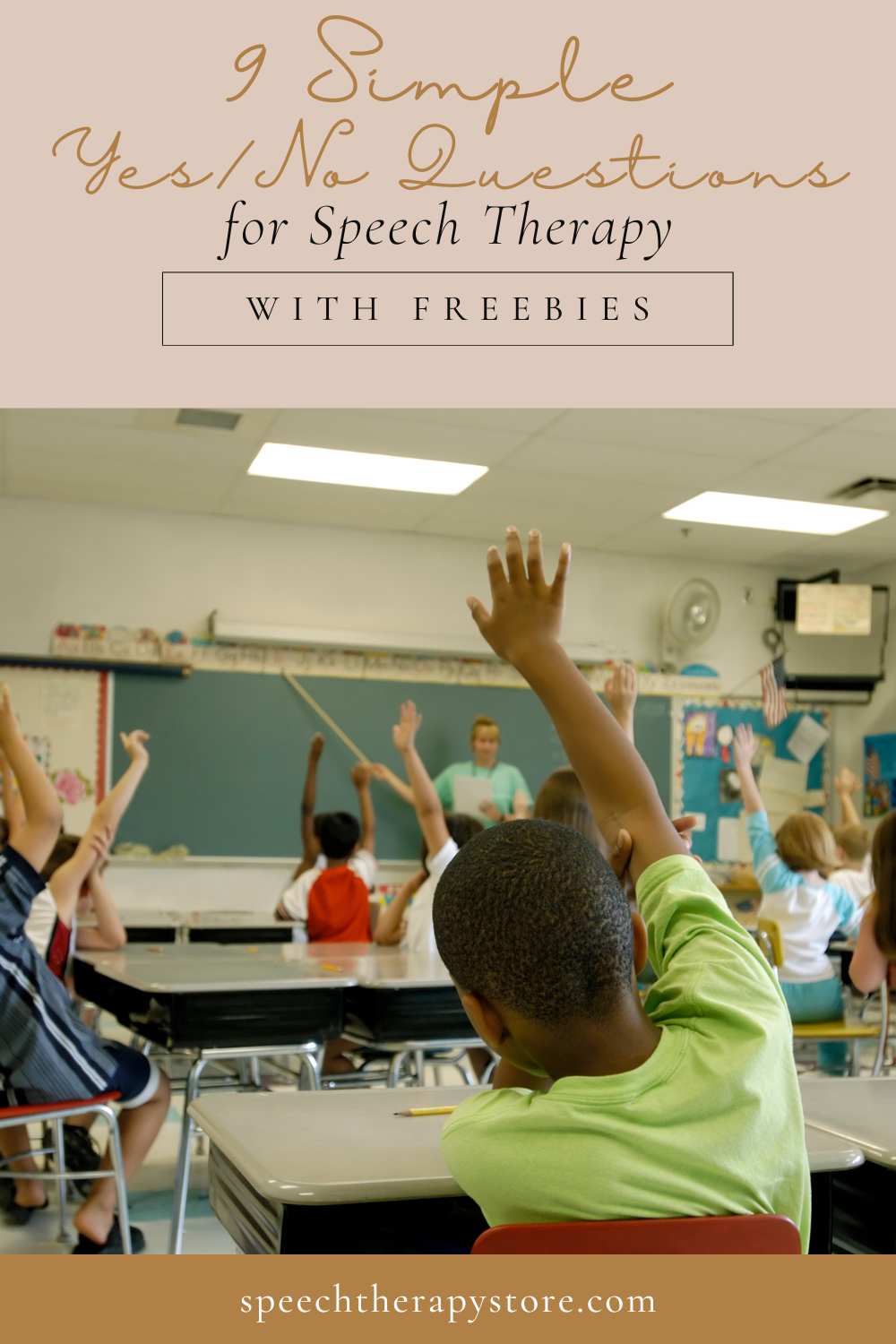 9 Simple Yes or No Questions Speech Therapy Goals + Freebies - Speech ...