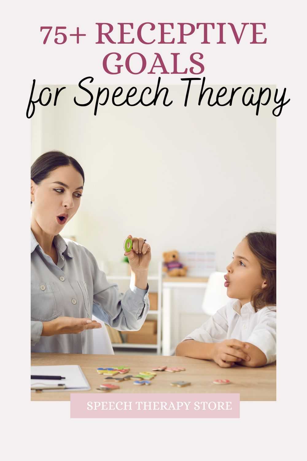 75+ Receptive Language Goals Speech Therapy {Goal Bank} - Speech ...