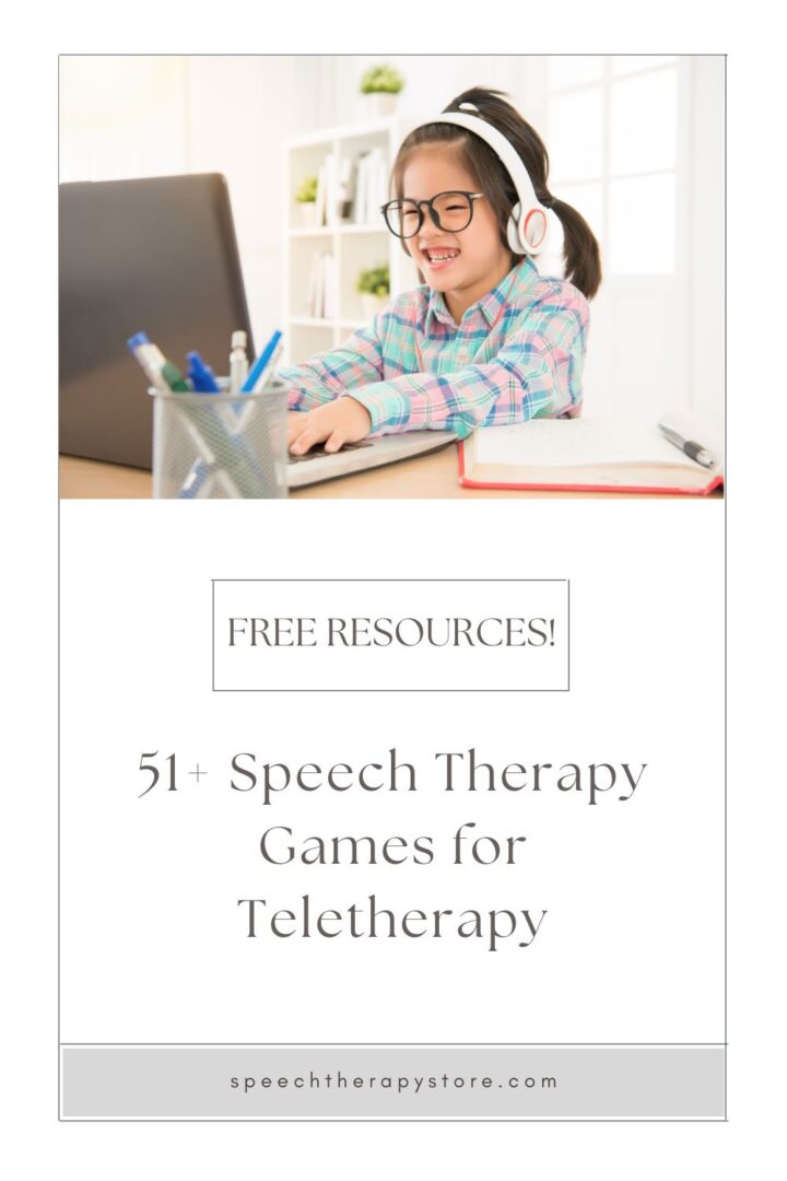 51+ Best Speech Therapy Games Teletherapy {Online Websites + Activities ...