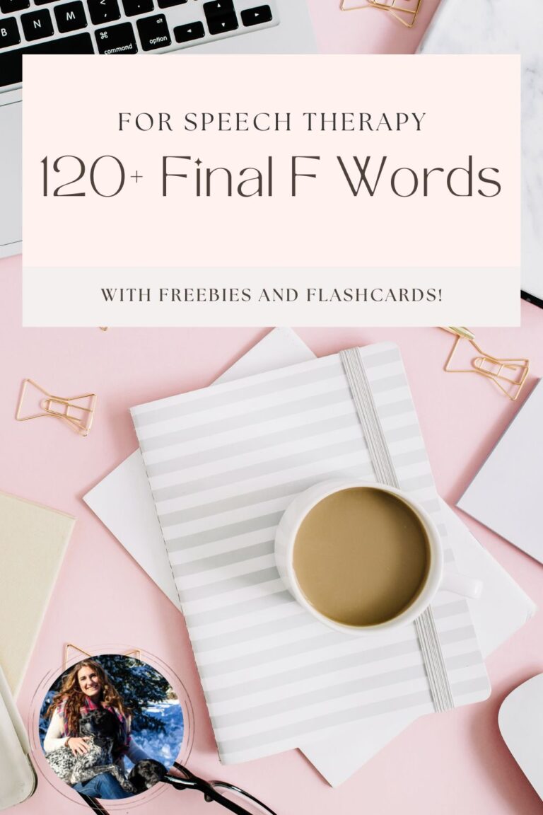 120+ Final F Words Speech Therapy {+Free Articulation Lists} - Speech ...