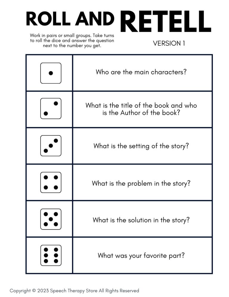10 Simple Narrative Goals for Speech Therapy (IEP Bank) - Speech ...