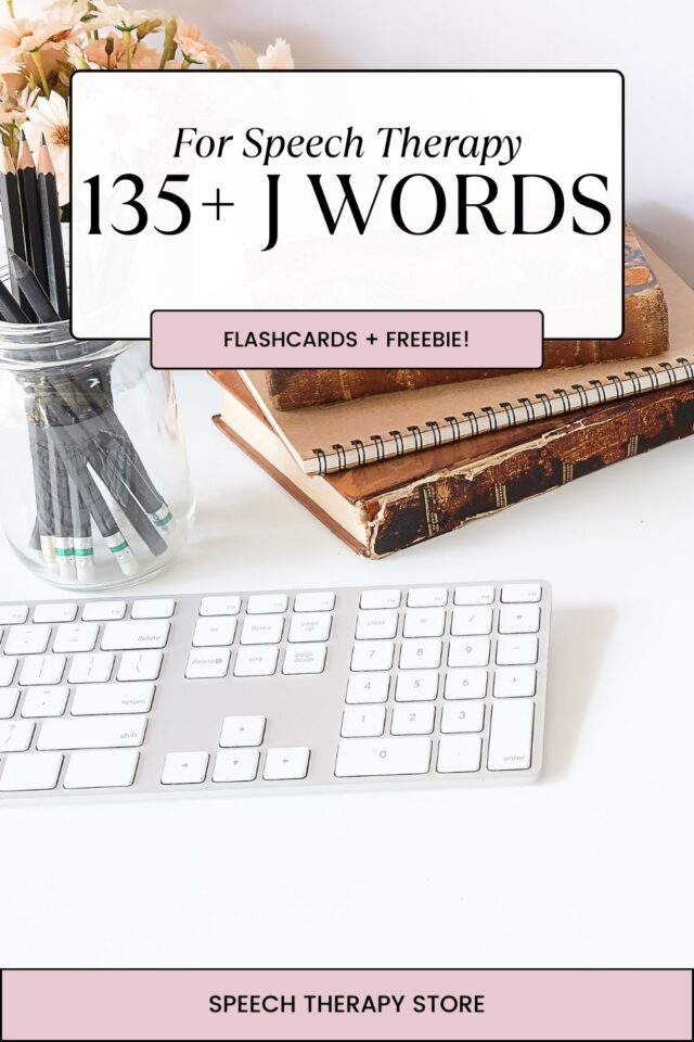 135+ Initial J Words Speech Therapy (Articulation Word List) - Speech ...