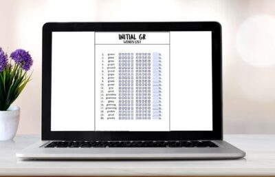 100+ Initial GR Word Blends for Speech Therapy with Word Lists - Speech ...