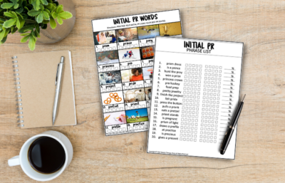 PR Blends for Speech Therapy (Words List + Activities) - Speech Therapy ...