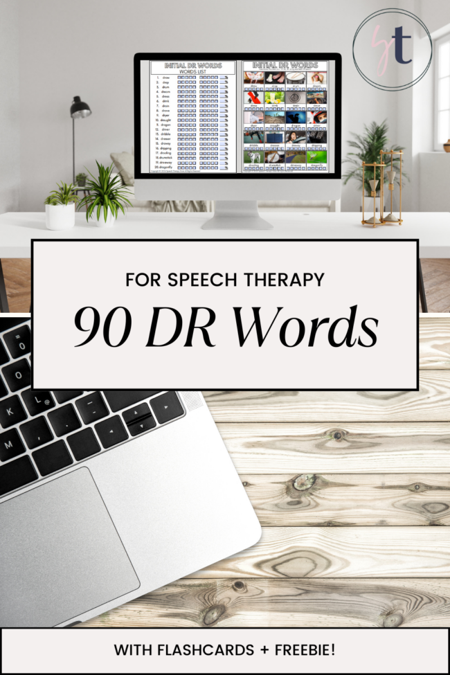 Easy DR Blends for Speech Therapy with Words List! - Speech Therapy Store