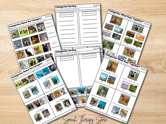 18+ Free Categories Speech Therapy [Animal Activities] - Speech Therapy ...
