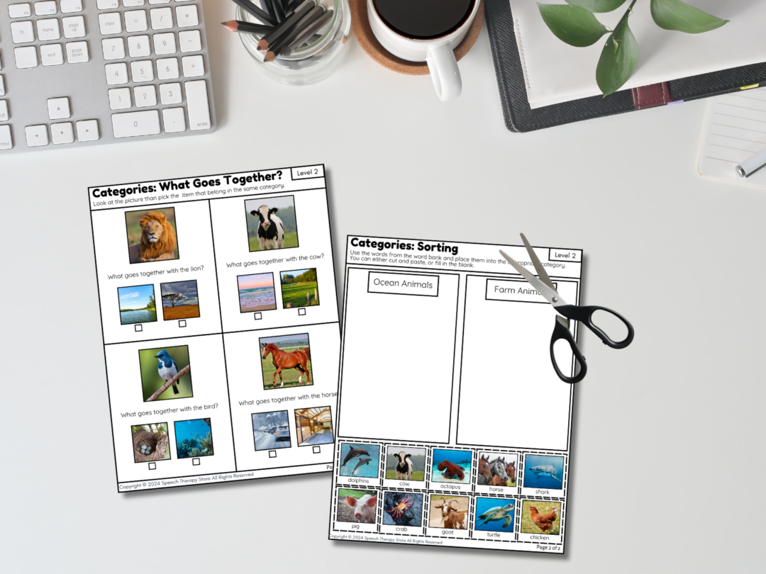 18+ Free Categories Speech Therapy [Animal Activities] - Speech Therapy ...