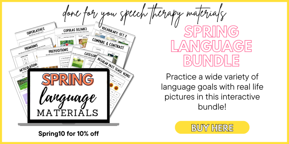 The Best Spring Sensory Bin Ideas for Speech Therapy - Speech Therapy Store