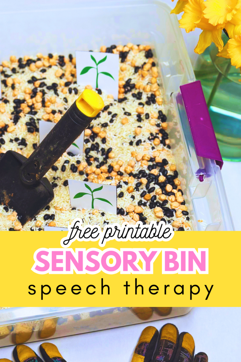 The Best Spring Sensory Bin Ideas for Speech Therapy - Speech Therapy Store