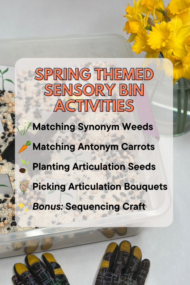 The Best Spring Sensory Bin Ideas for Speech Therapy - Speech Therapy Store