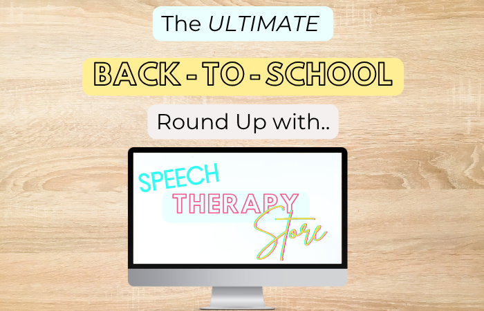 Ultimate Free Back to School Speech Therapy Resources Roundup - Speech ...