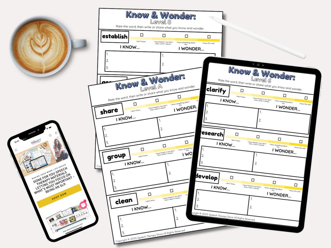 Back-to-School Speech Therapy Bundle: Free Research, Language ...