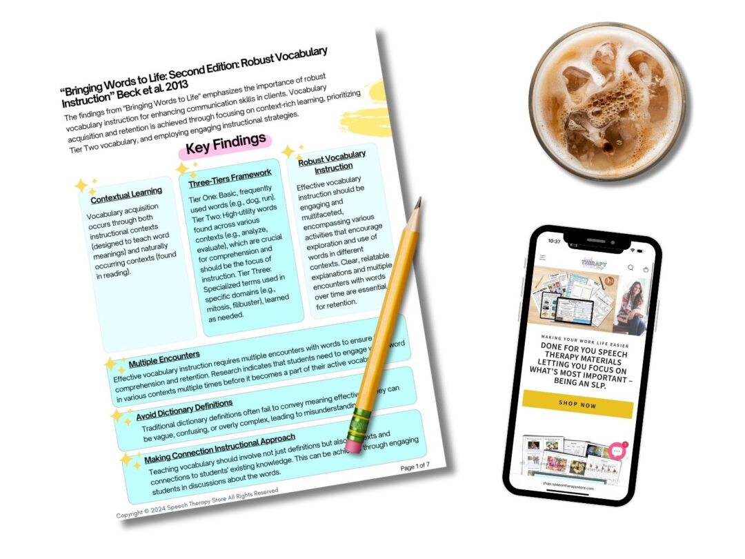 Tier 2 Vocabulary Instruction: Evidence-Based Guide + Curriculum ...