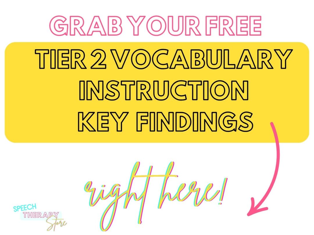 Tier 2 Vocabulary Instruction: Evidence-Based Guide + Curriculum ...