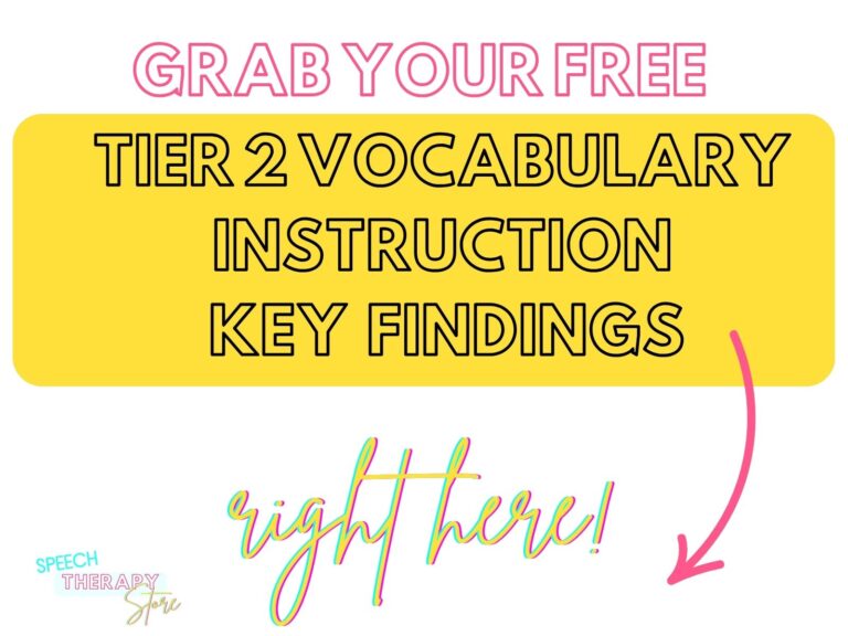 Tier 2 Vocabulary Instruction: Evidence-Based Guide + Curriculum ...