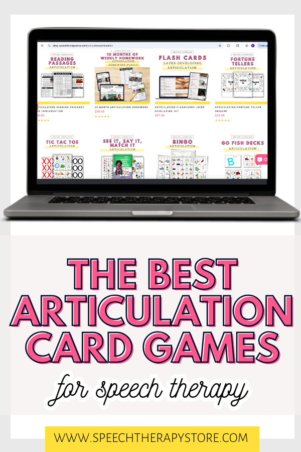 The Best Quick & Free Articulation Card Games (Free Downloads ...