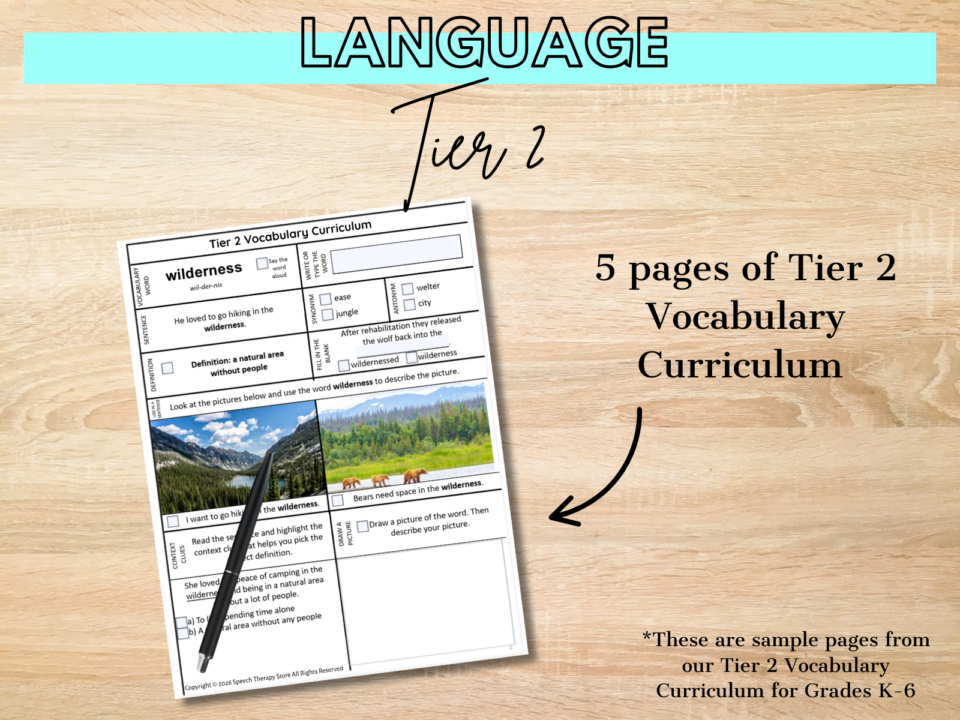 Tier 2 Vocabulary Instruction: Evidence-Based Guide + Curriculum ...