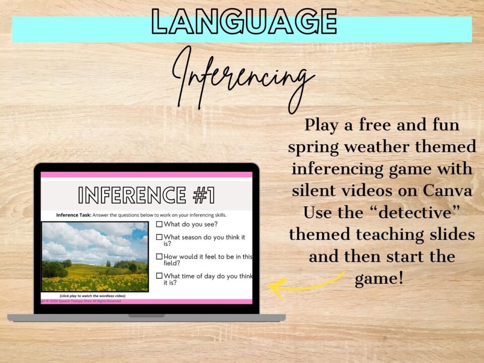 The Best Way to Teach Inferencing (Free Game!) - Speech Therapy Store